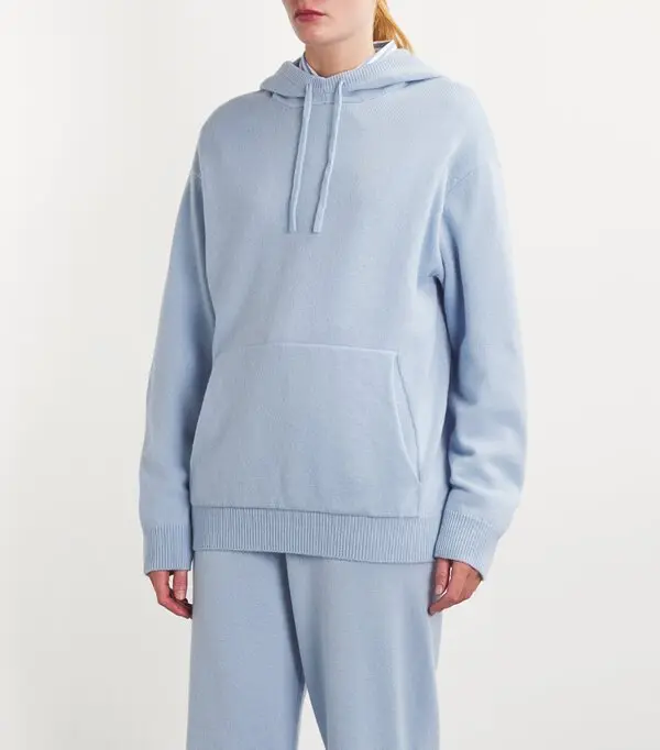 Harrods Cashmere Hoodie - Blue