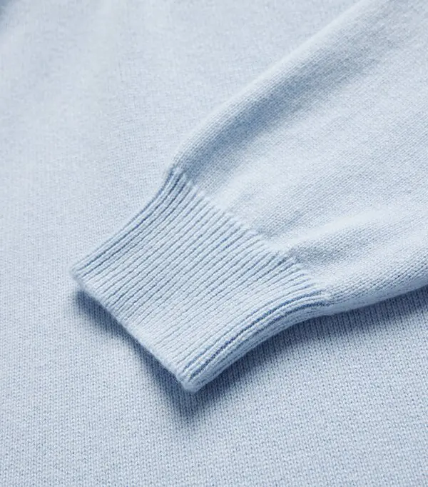 Harrods Cashmere Hoodie - Blue