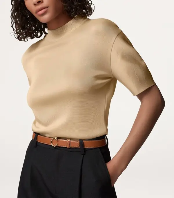 Cartier Leather Panthère De Belt - Brown