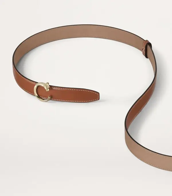 Cartier Leather Panthère De Belt - Brown