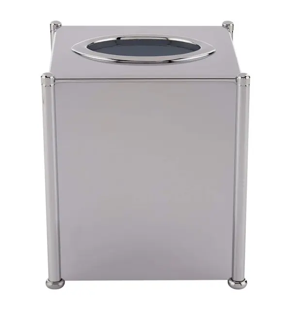 ZODIAC Square Tissue Box - Silver