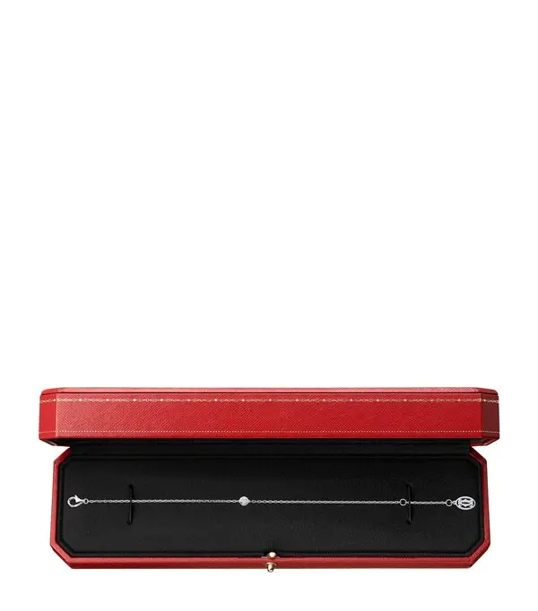 Cartier White Gold And Diamond Bracelet - Silver