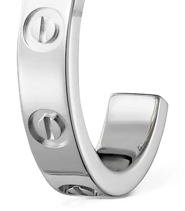Cartier 18 Karat Gold Love Hoop Earrings