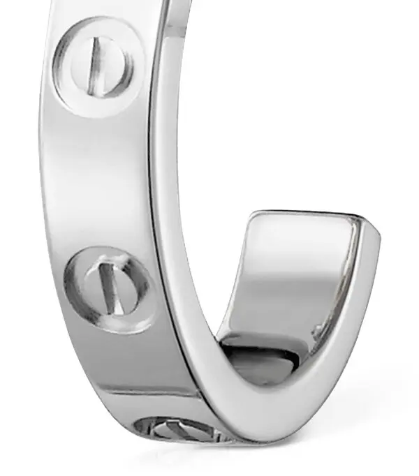 Cartier 18 Karat Gold Love Hoop Earrings