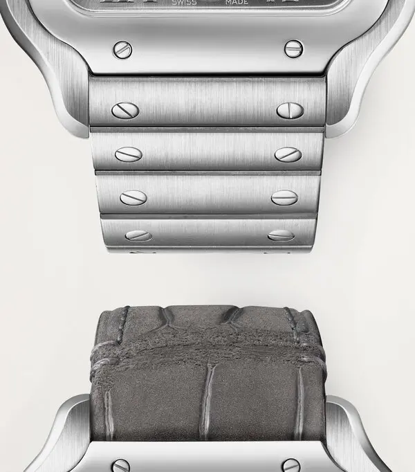 Cartier Santos De Dual Time Watch