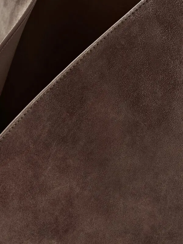 Khaite Lotus Medium Suede Tote