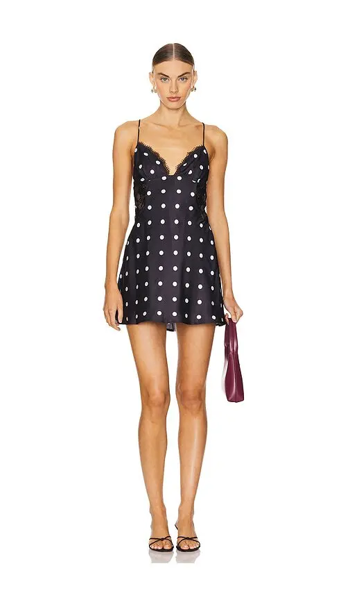 MORE TO COME Isabella Slip Dress In . Also - Black