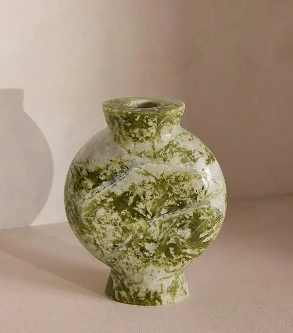 SOHO HOME Marble Sesso Vase - Green