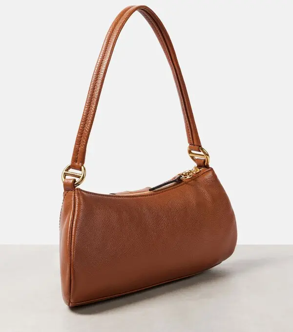 Chloé Small Leather Shoulder Bag - Brown