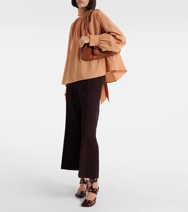 Chloé Small Leather Shoulder Bag - Brown