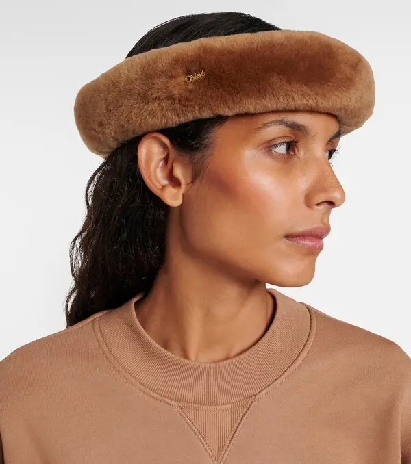 Chloé Shearling Headband