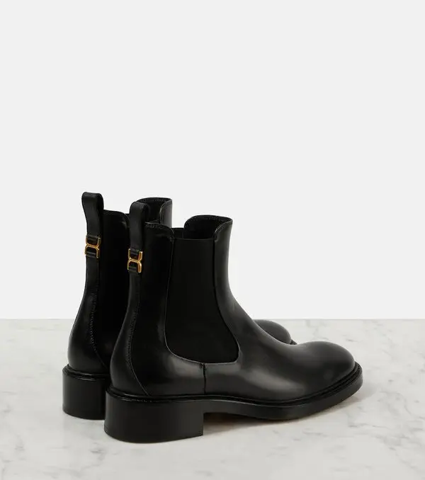 Chloé Marcie Leather Chelsea Boots