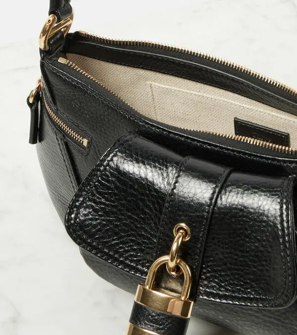 Chloé The 99 Leather Shoulder Bag - Black