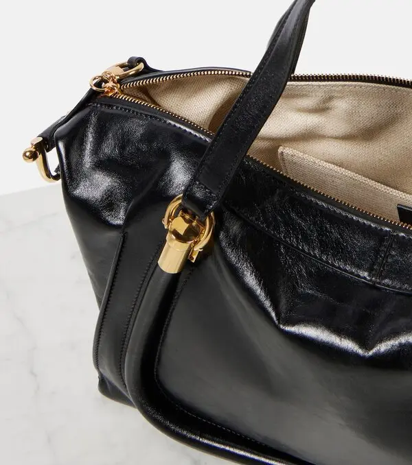 Chloé Paraty 24 Medium Shoulder Bag - Black