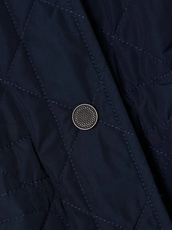 Purdey Quilted Shell Vest - Blue