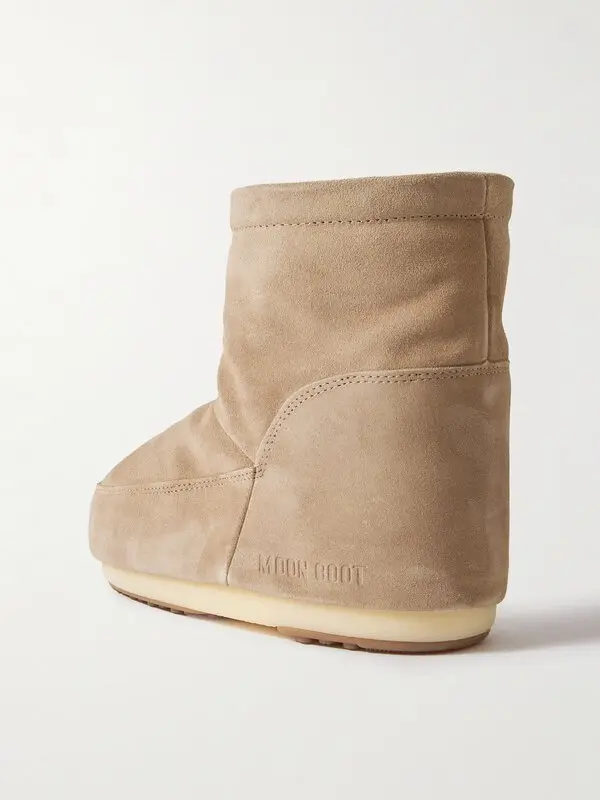 Moon Boot Icon Low Suede Boots - Neutrals
