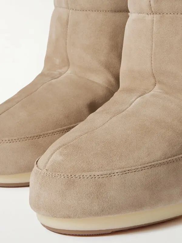 Moon Boot Icon Low Suede Boots - Neutrals