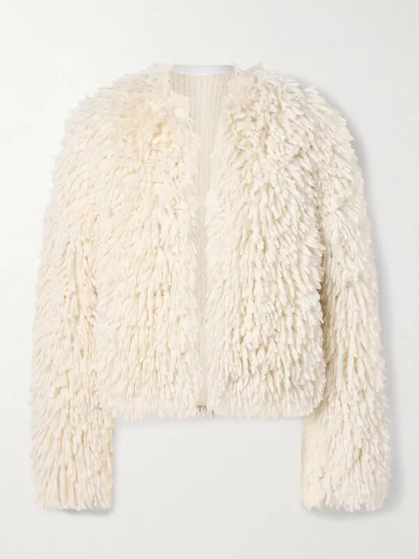 FFORME Van Merino Wool-blend Jacket - Cream