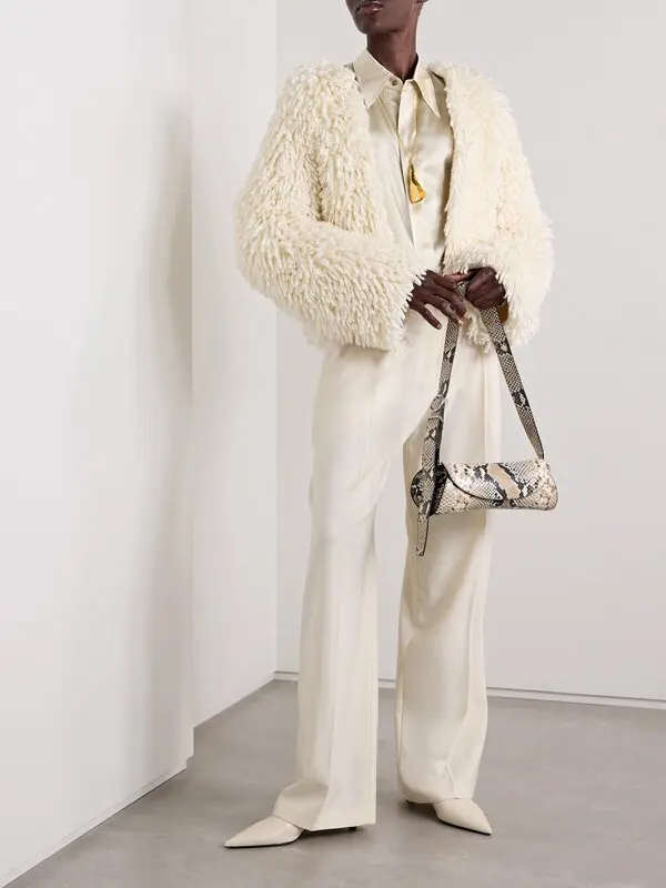 FFORME Van Merino Wool-blend Jacket - Cream