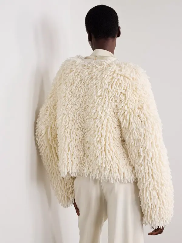 FFORME Van Merino Wool-blend Jacket - Cream