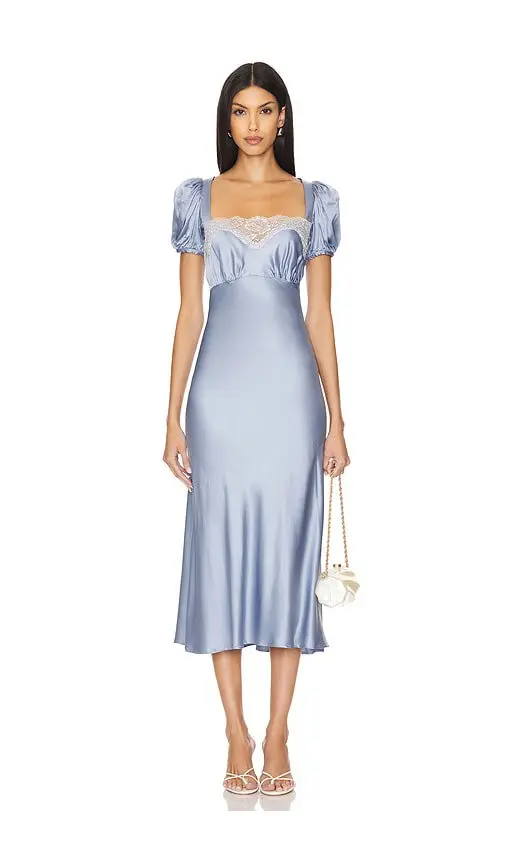 Lpa Celeste Midi Dress - Slate