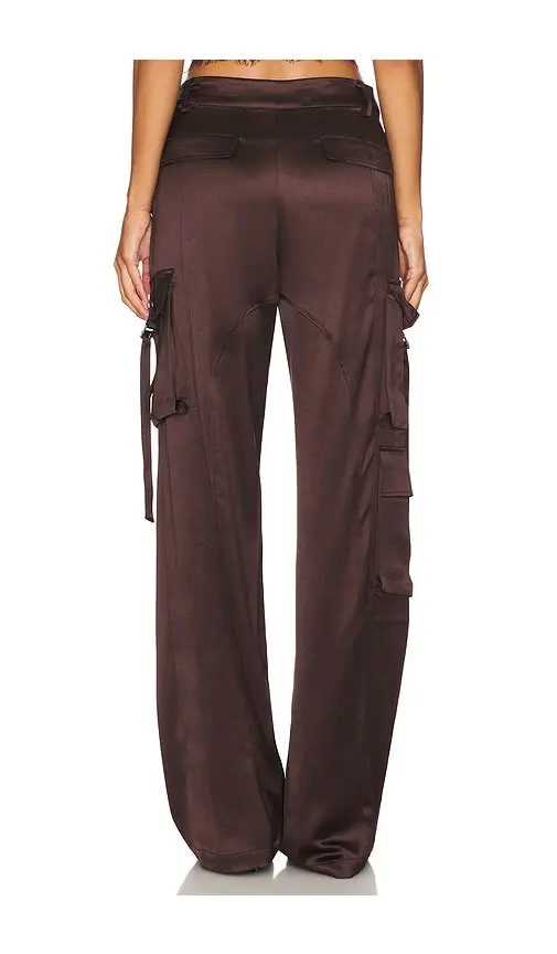Retrofete Satin Cargo Trousers