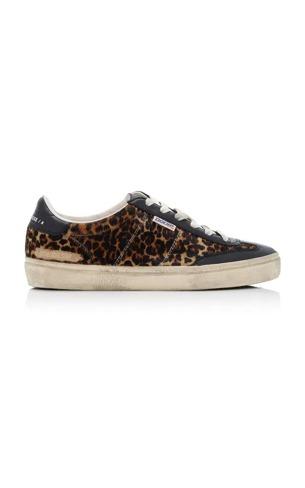 GOLDEN GOOSE Soul-star Leopard-print Sneakers - Animal