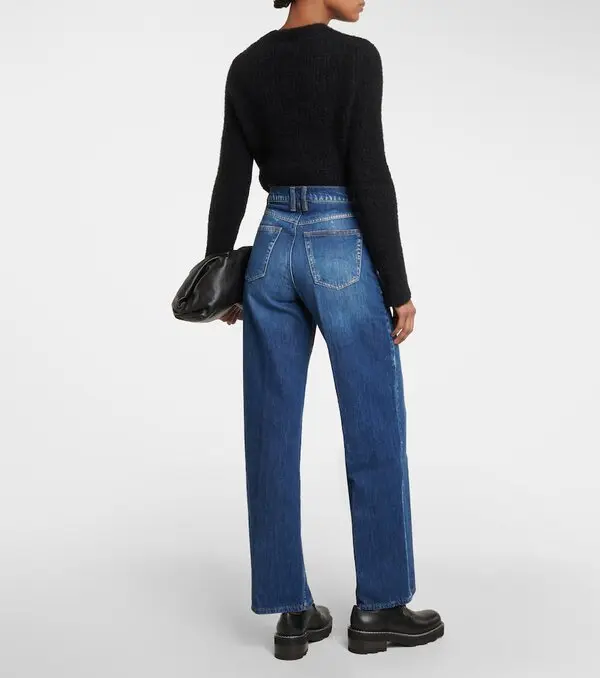 FRAME Le High N Tight Wide-leg Jeans