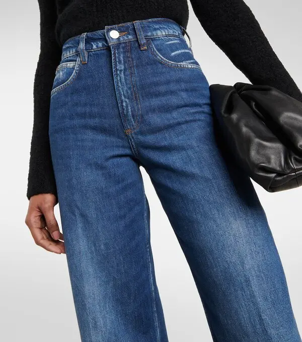 FRAME Le High N Tight Wide-leg Jeans