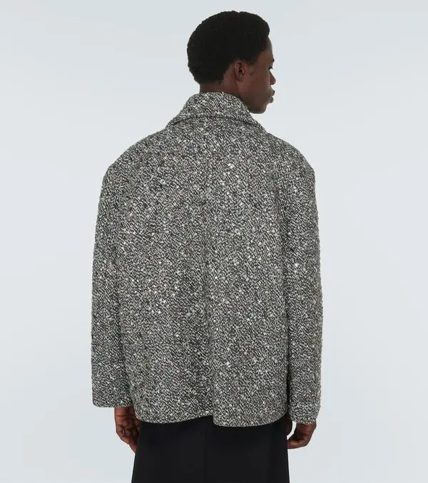 Valentino Garavani Embellished Boucle Wool-blend Jacket
