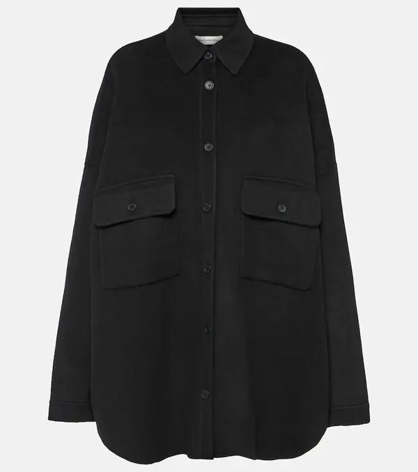 THE FRANKIE SHOP Dallas Wool-blend Shirt Jacket