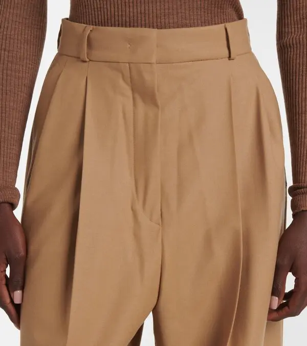 Sportmax Kiens12 Wool-blend Wide-leg Pants