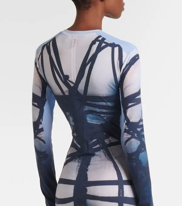 Y/project Printed Maxi Dress