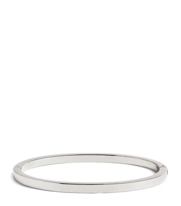 NIALAYA JEWELRY Sterling Plated Bangle - Silver