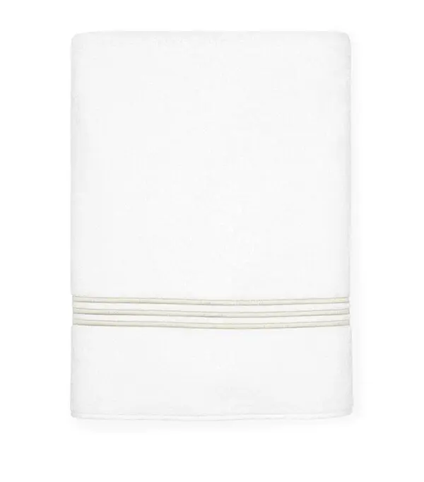 PRATESI Tre Righe Bath Towel - Green