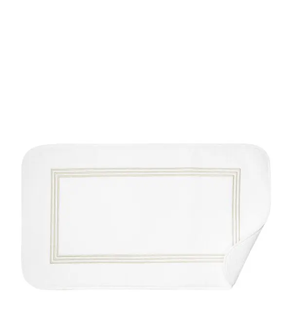 PRATESI Tre Righe Bath Mat - Green