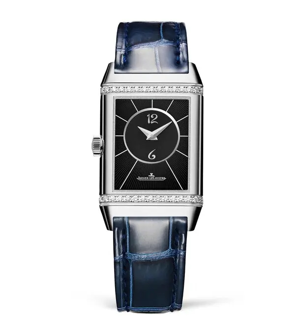 JAEGER-LECOULTRE Reverso Classic Duetto Stainless Steel And Diamond Watch - Silver