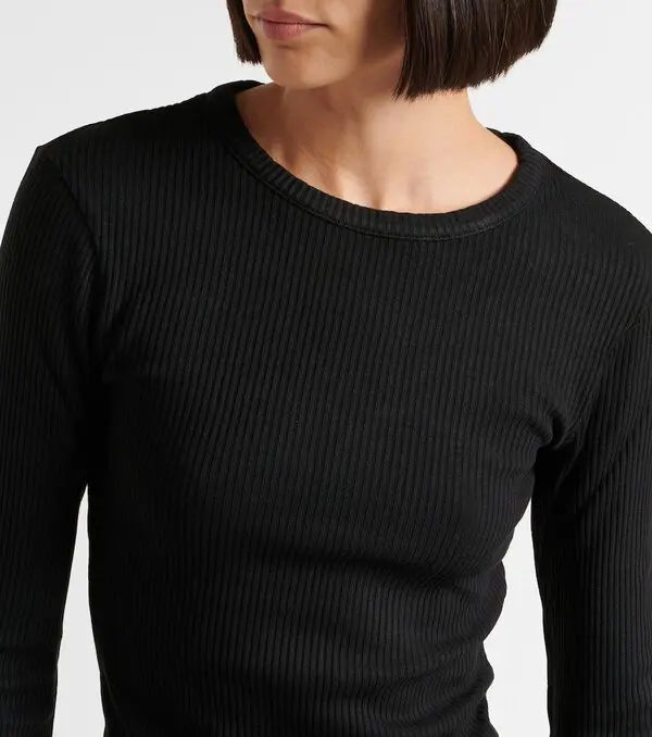 Citizens Of Humanity Bina Ribbed-knit Jersey Top