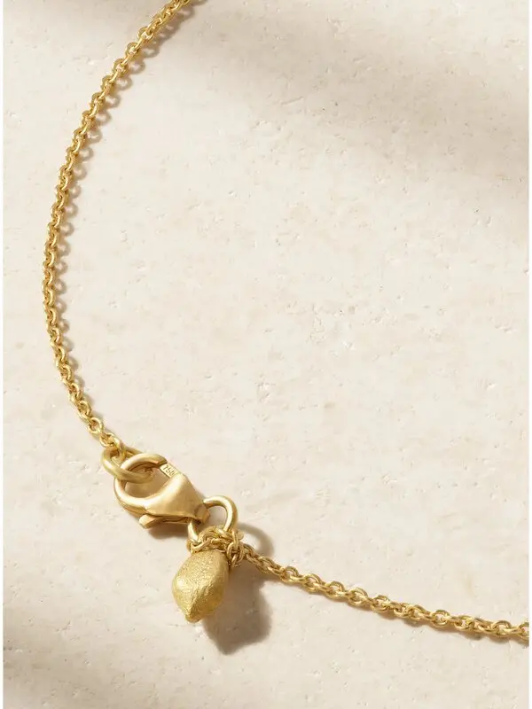 PIPPA SMALL 18-karat Gold And Sapphire Necklace