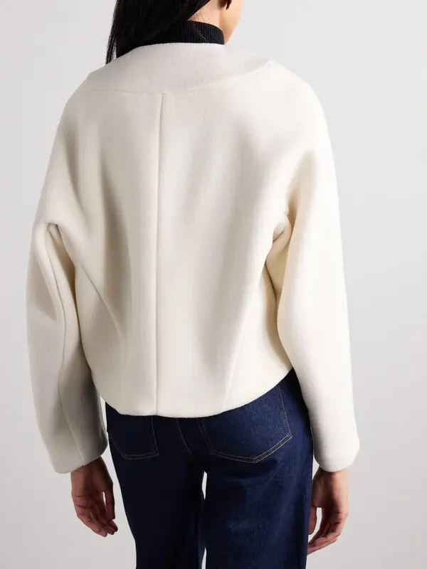 Proenza Schouler Mona Wool-blend Jacket - White