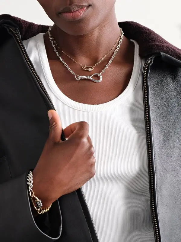 MARLA AARON True Lover's Knot Sterling Necklace