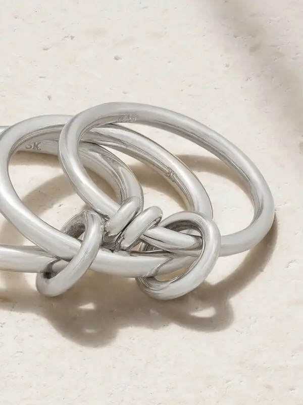 SPINELLI KILCOLLIN Sterling Linked Ring Set