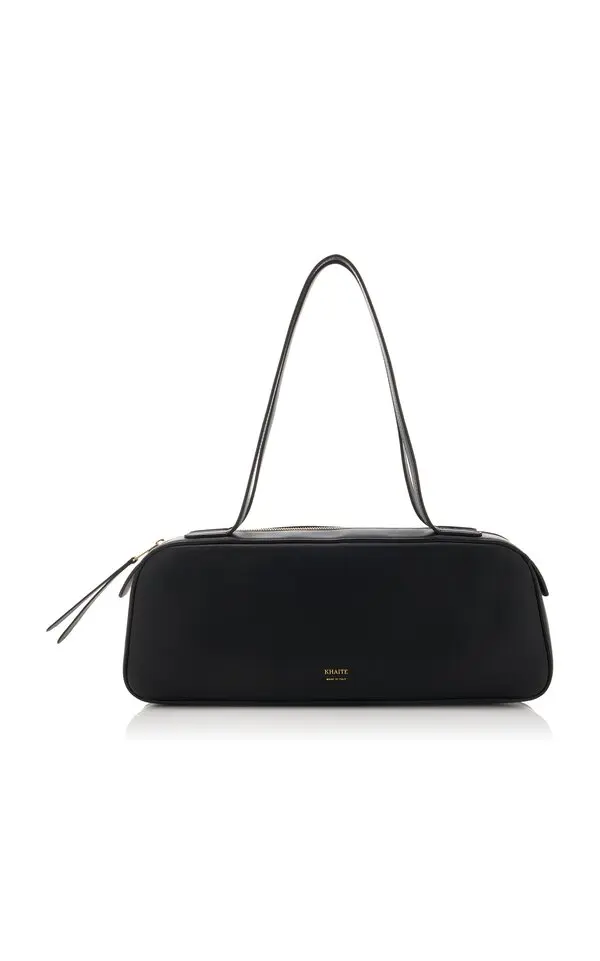 Khaite Simona Leather Shoulder Bag - Black