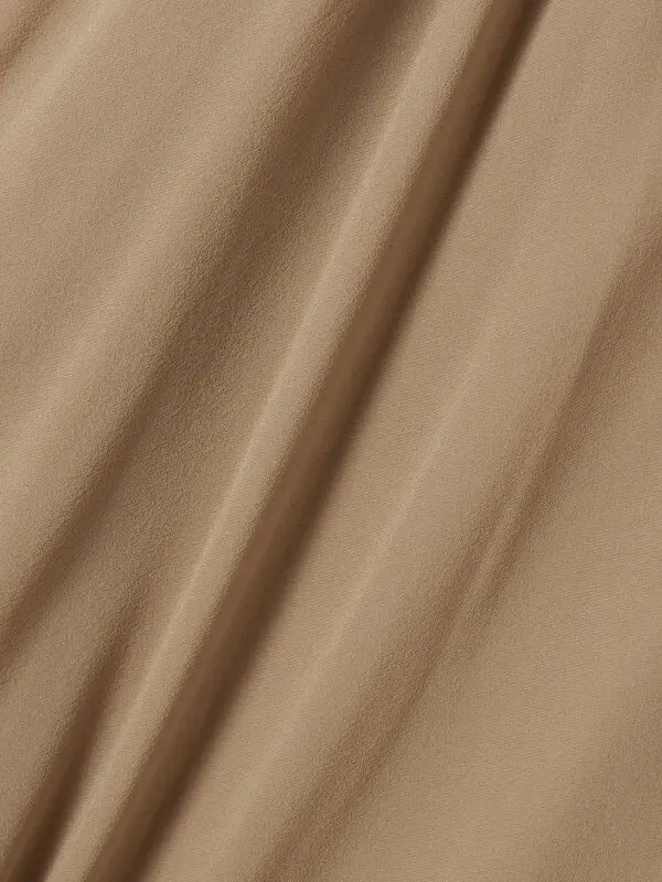Khaite Taj Layered One-shoulder Maxi Dress