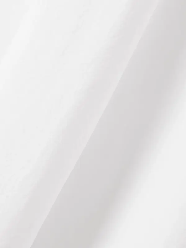 THE ROW Fleur Pleated Cotton-poplin Midi Skirt