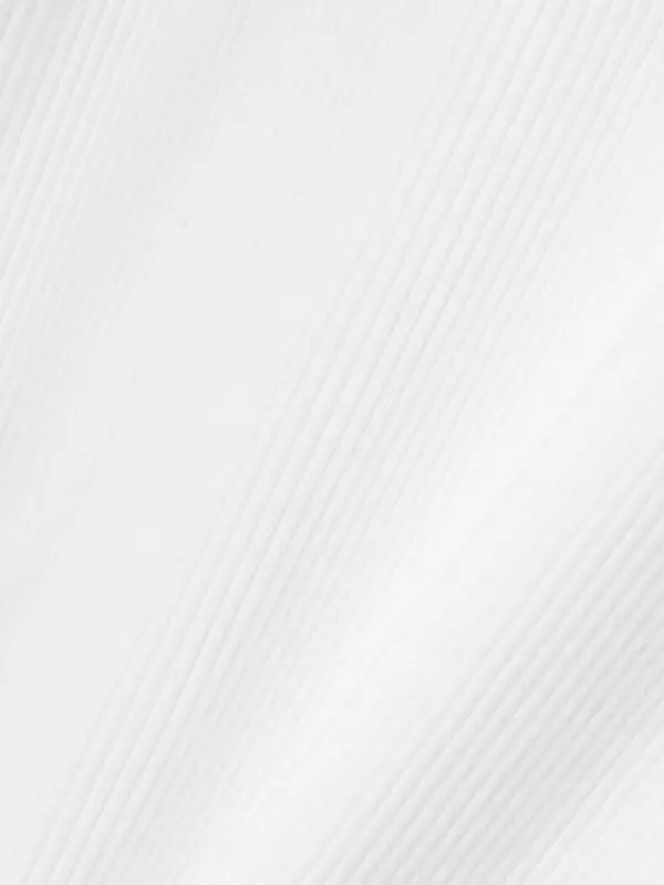 THE ROW Yule Ribbed Cotton-jersey Midi Dress