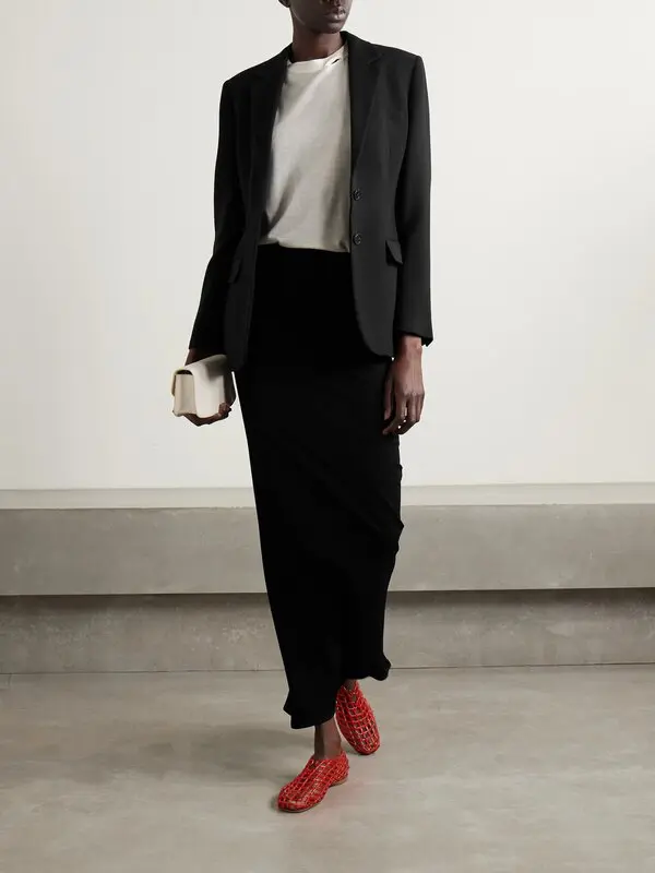 THE ROW Linda Wool-twill Blazer