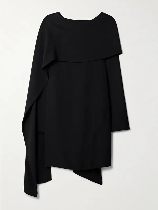 THE ROW Lea Draped Silk-crepe Blouse
