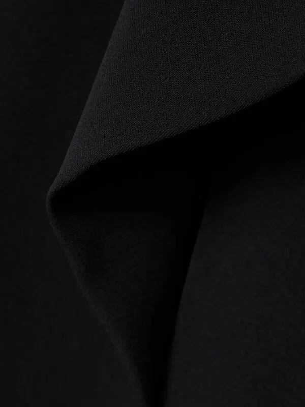 THE ROW Lea Draped Silk-crepe Blouse