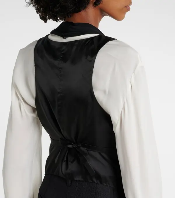 Dorothee Schumacher Pinstripe Wool Vest